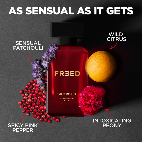 Freed Smokin' Hot Eau De Parfum Intense (80ml) – Beardo India