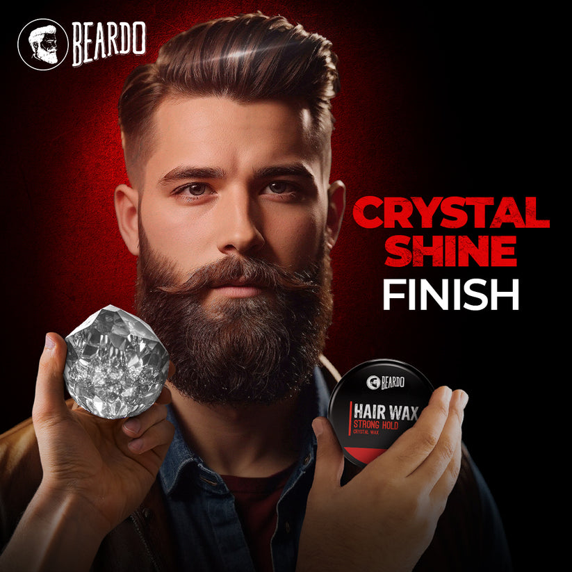 Beardo Hair Wax Strong Hold Crystal Gel Wax – Beardo India