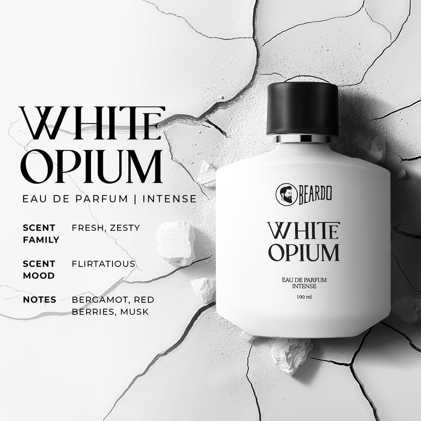 Beardo White Opium Perfume EDP | Mysterious Long-Lasting Perfume for ...