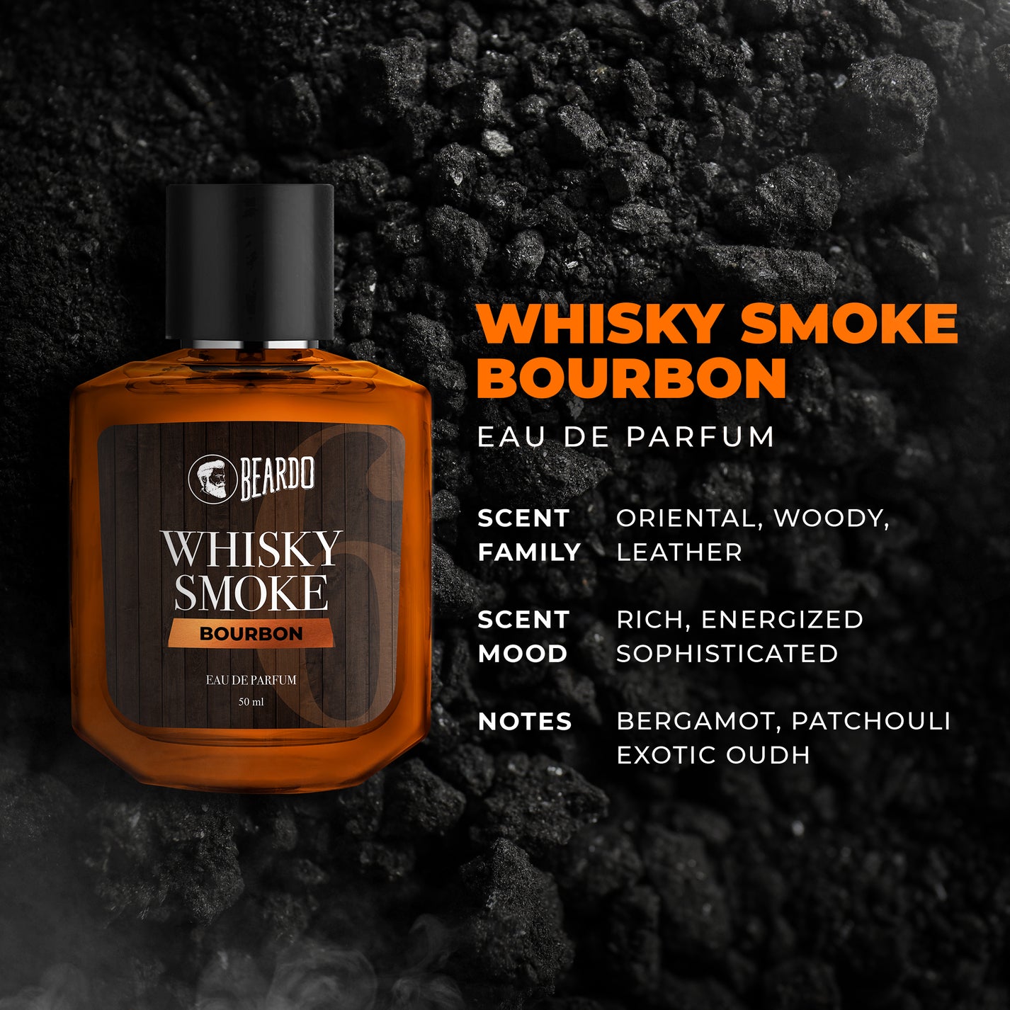 Beardo Whisky Smoke Perfume | Whisky Perfume EDP 100ml