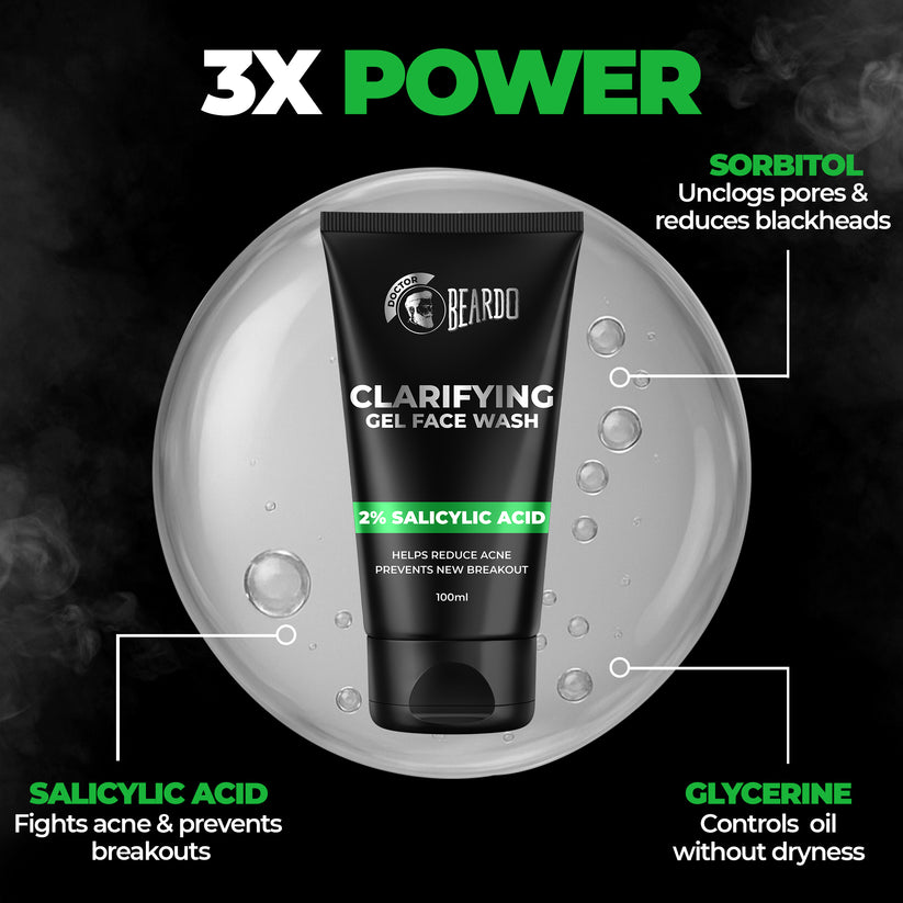 Beardo Clarifying Gel Facewash | Best Face Wash for Men – Beardo India