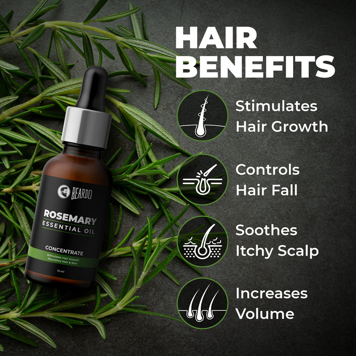 Beardo Rosemary Essential Oil For Hair Growth – Beardo India
