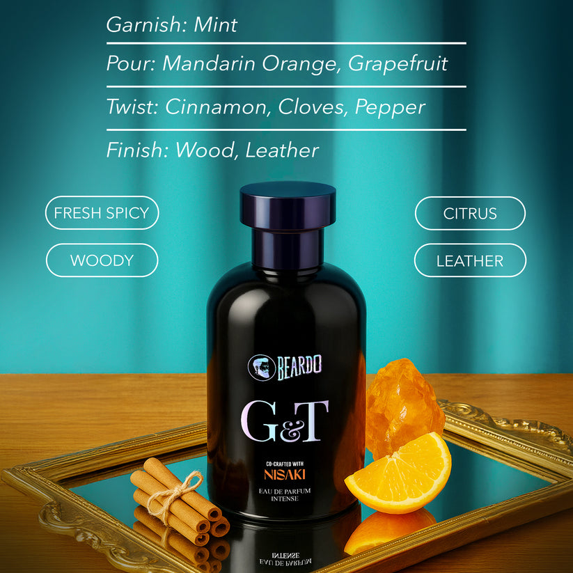 Beardo G&T Perfume EDP Intense (100ml) – Beardo India