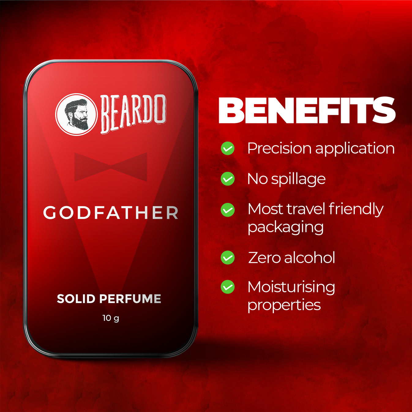 Buy Beardo Godfather Solid Perfume – Long-Lasting & Alcohol-Free ...