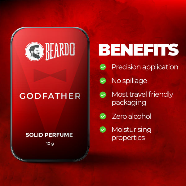 Buy Beardo Godfather Solid Perfume – Long-Lasting & Alcohol-Free ...
