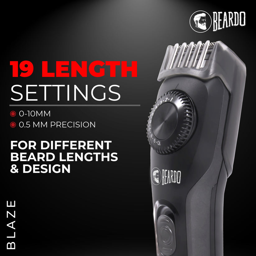 19 Length Adjustments for Perfect Grooming | Beardo Blaze Trimmer ...