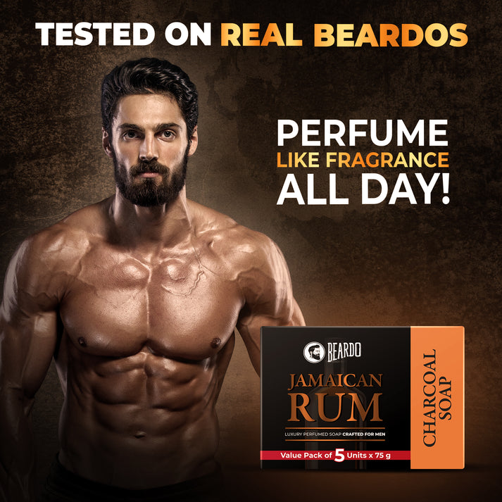 Beardo Jamaican Rum Soap (75g X 5) – Beardo India