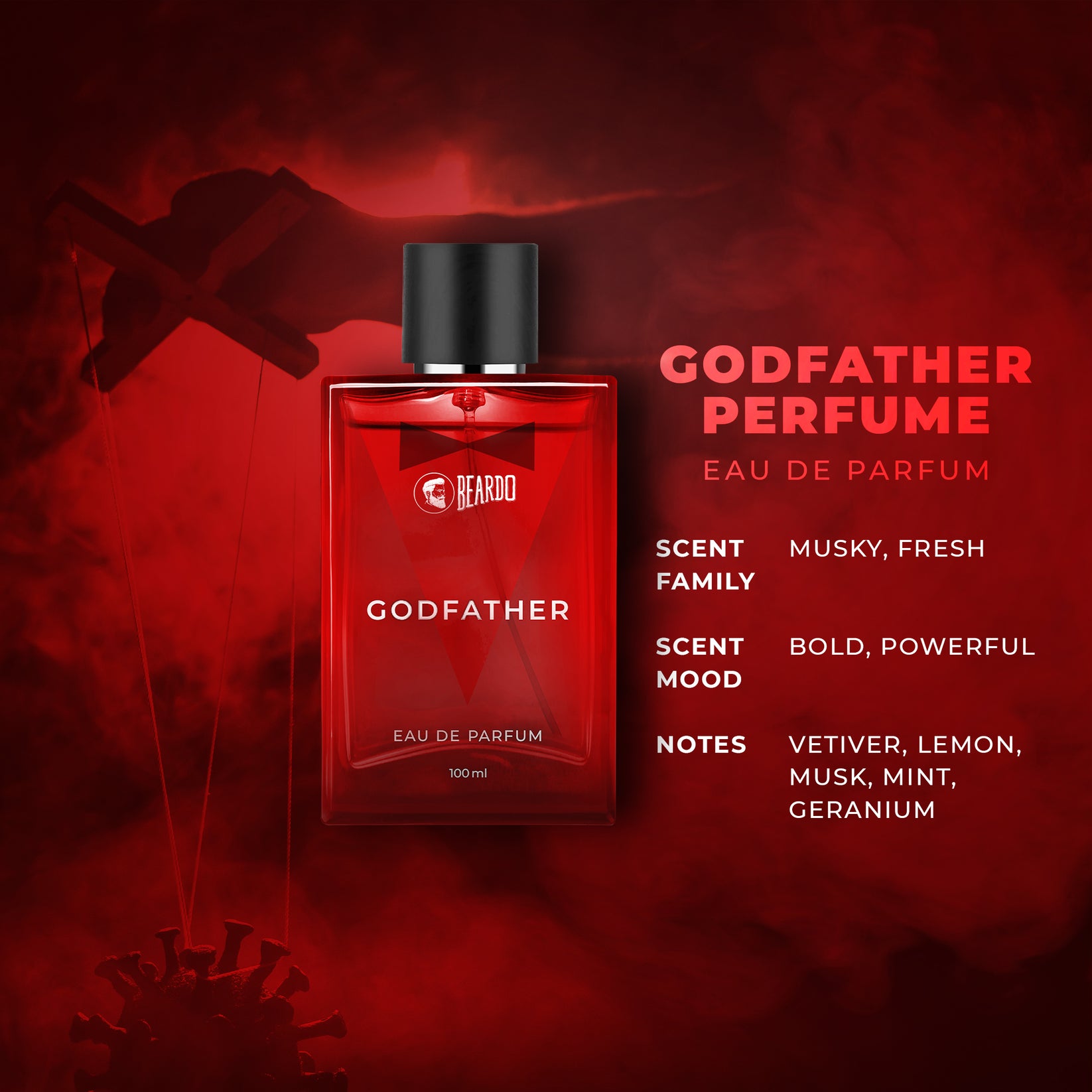 Beardo Godfather Perfume EDP | Godfather Perfume for Men – Beardo India