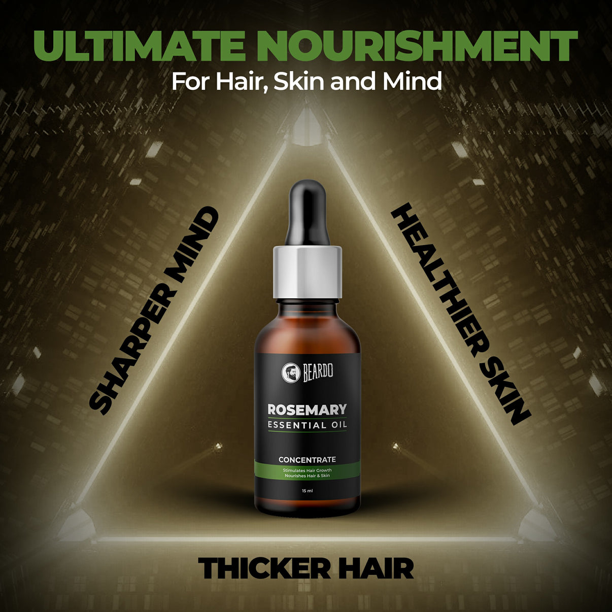 Beardo Rosemary Essential Oil For Hair Growth – Beardo India