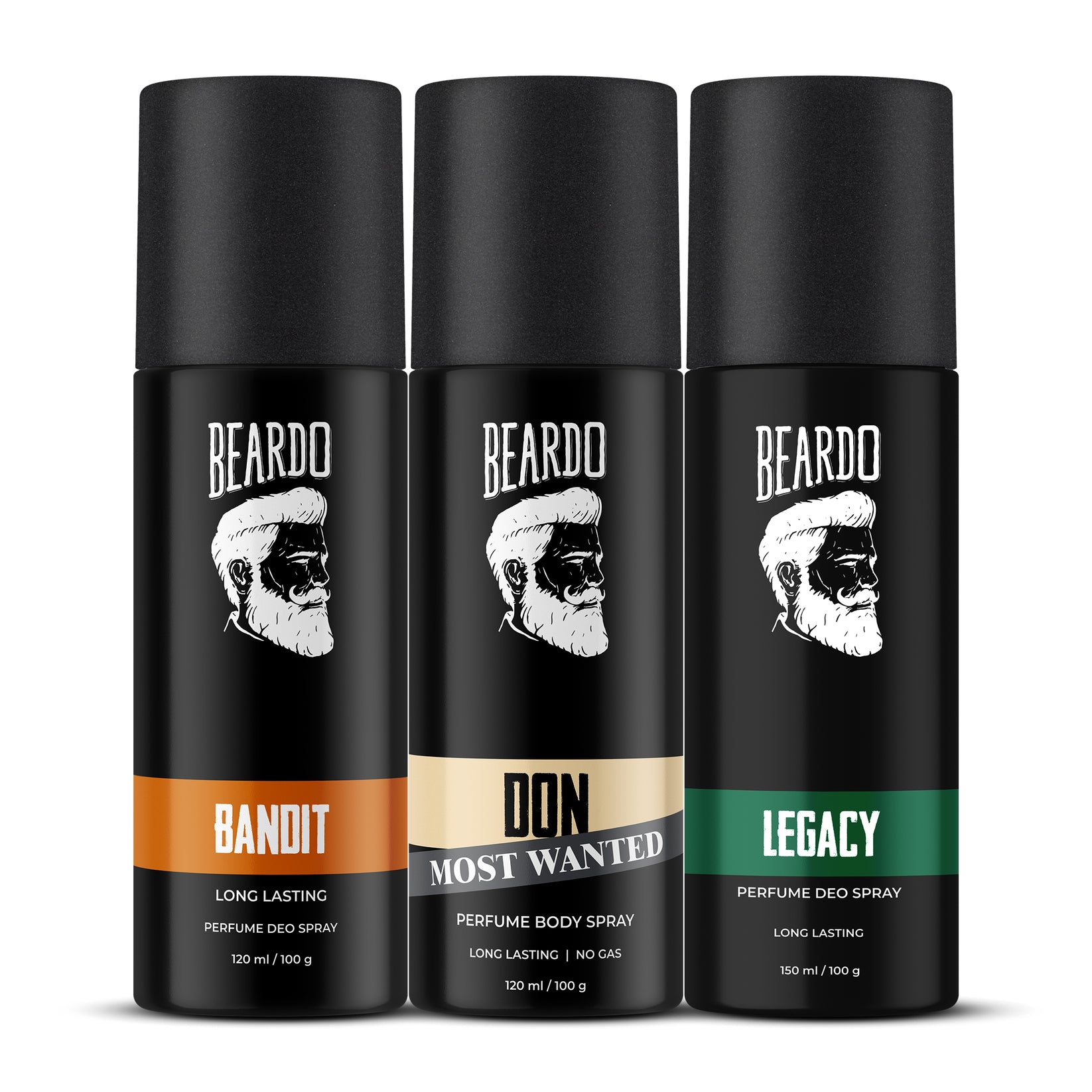 Beardo Iconic Perfume Body Spray Trio – Beardo India