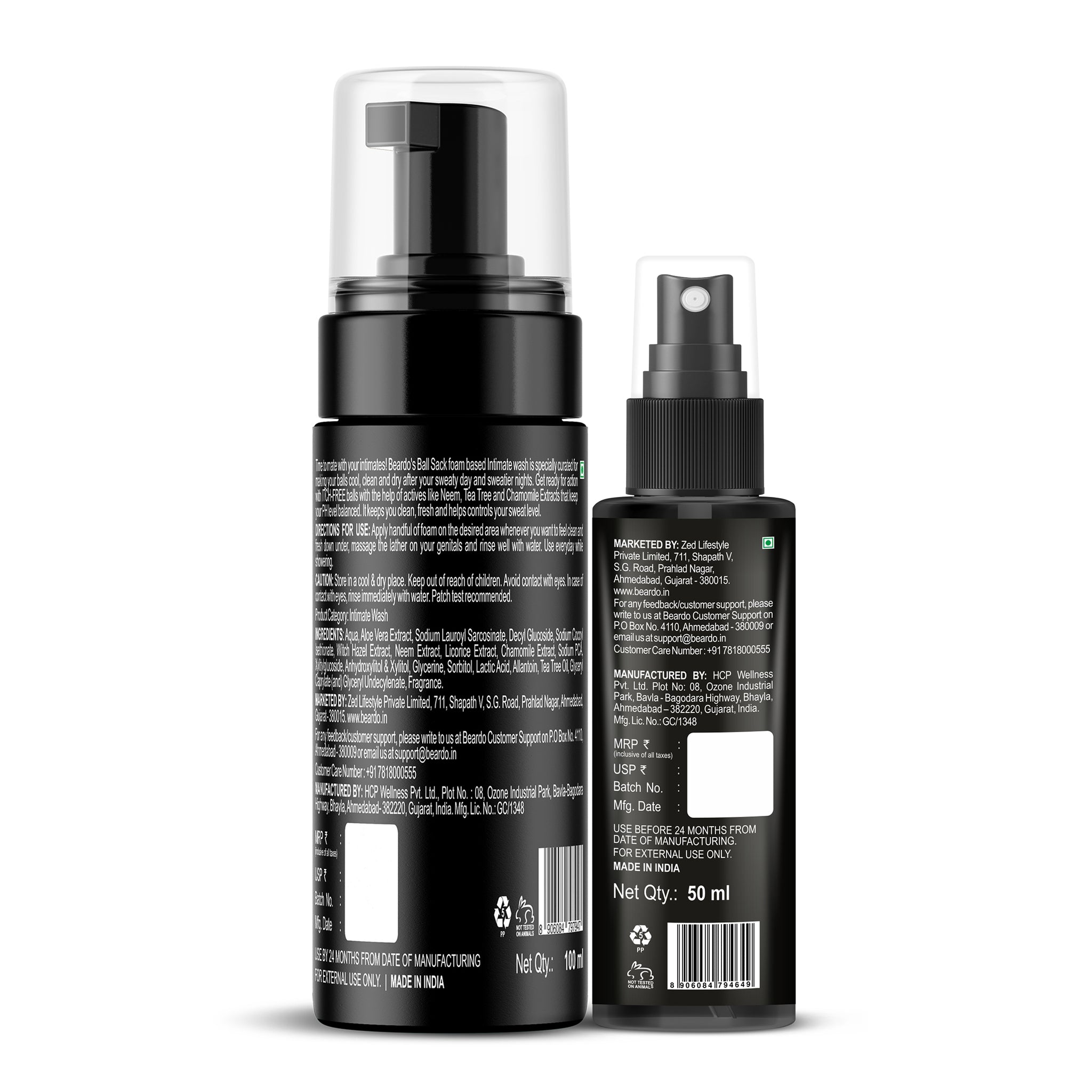 Beardo Ball Sack Intimate Essentials - Ball Sack Spray & Wash – Beardo ...