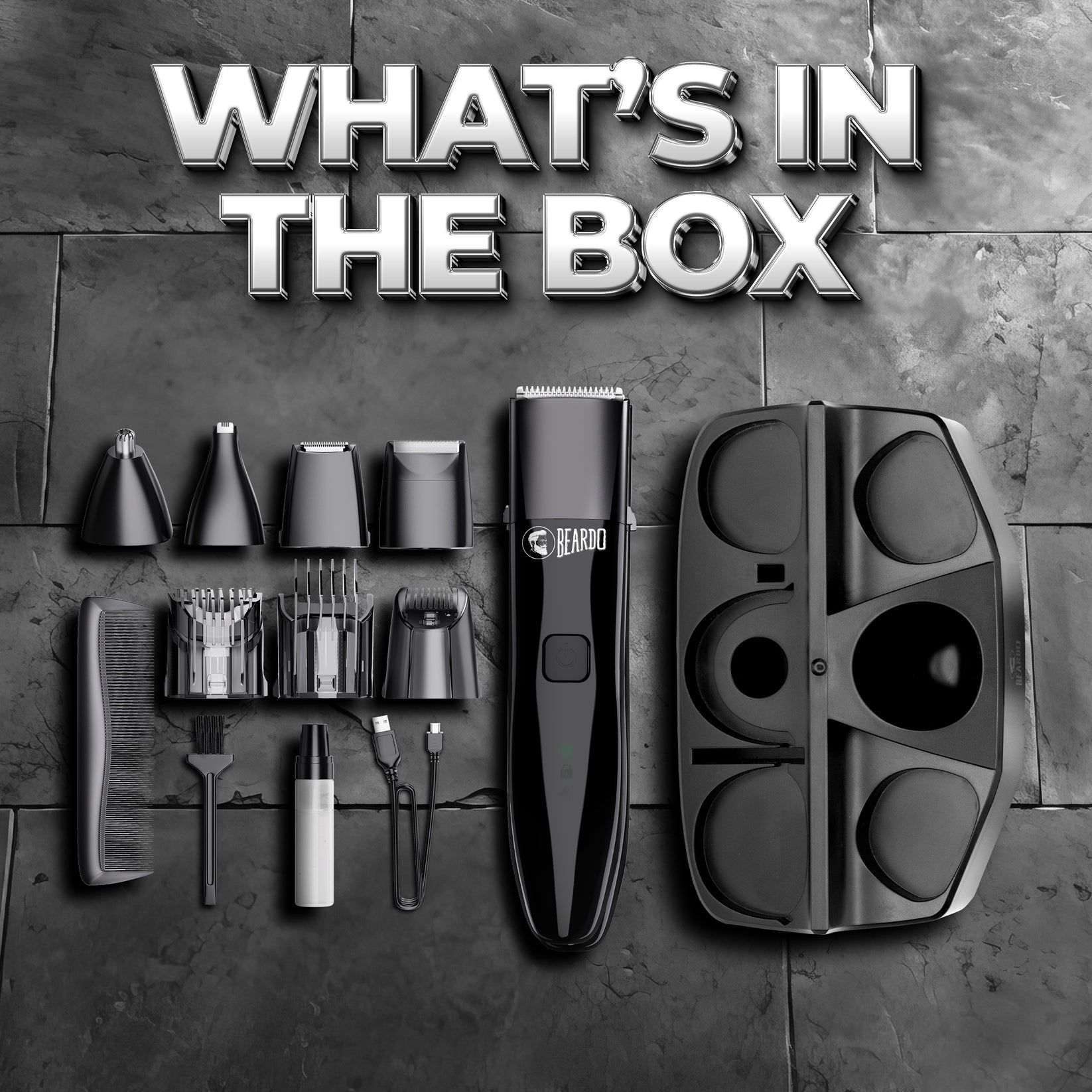 Beardo Chrome Beast Grooming Kit – Beardo India