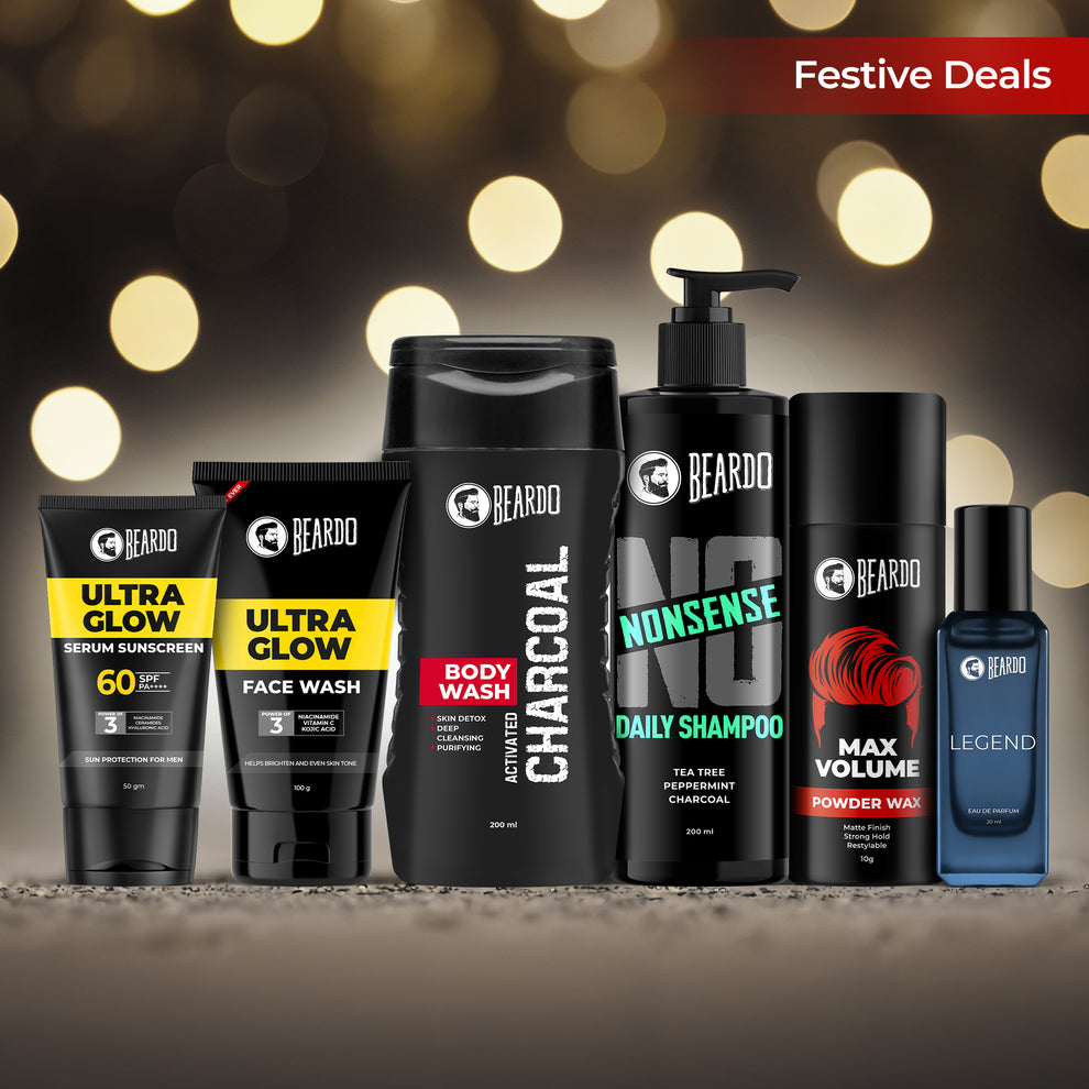Beardo Festive Essentials Kit | Festival-Ready Grooming for Men ...