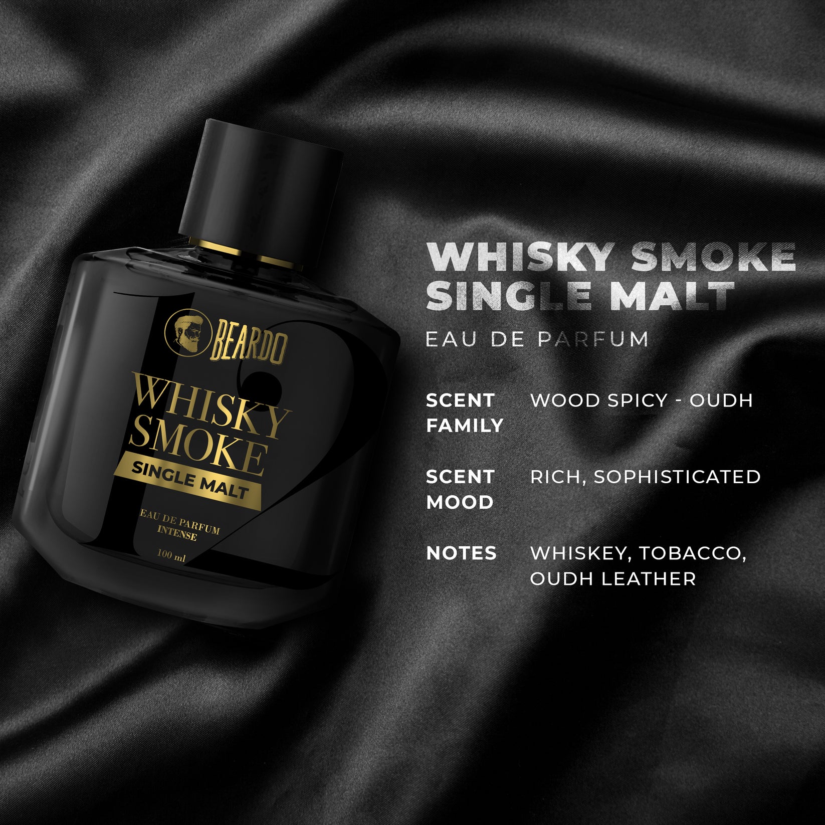 Beardo Whisky Smoke Single Malt & Tsunami Perfume EDP Combo – Beardo India