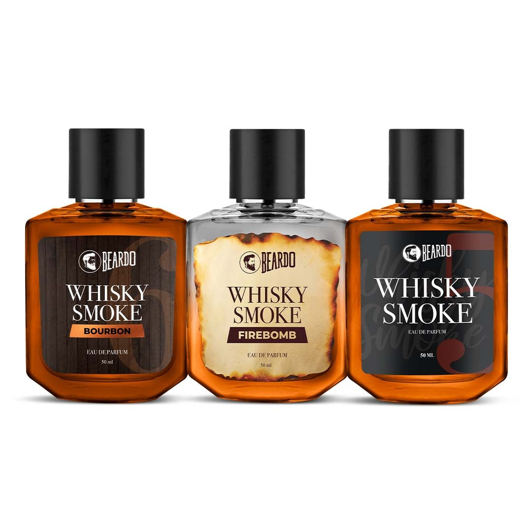 Whisky Smoke Perfume Trio | Premium Combo & Savings – Beardo India