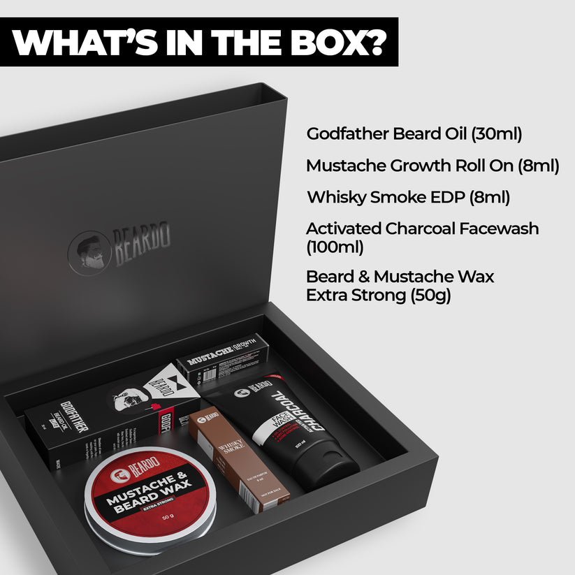 Beardo 5-in-1 Grooming Gift Set for Men – The Ultimate Care Kit ...