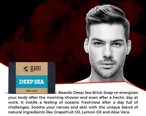 Beardo Deep Sea Soap | Beardo Ocean Soap for Men – Beardo India