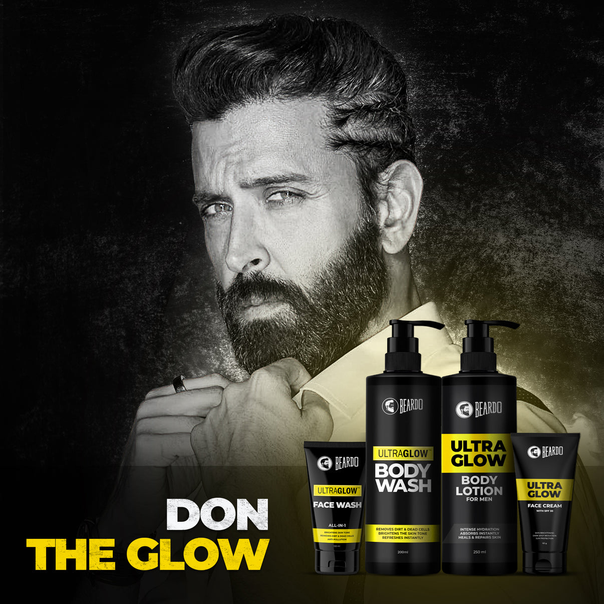 Beardo Ultraglow Face Cream & Lip Balm (Bubblegum) Combo – Beardo India