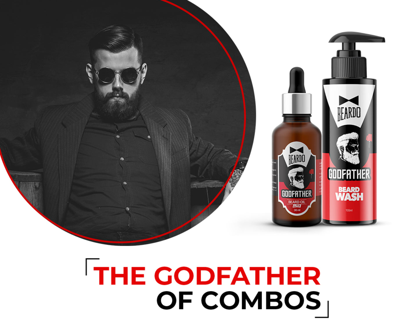 Beardo Godfather Combo (Godfather Oil 30ml, Godfather Wash 100ml ...