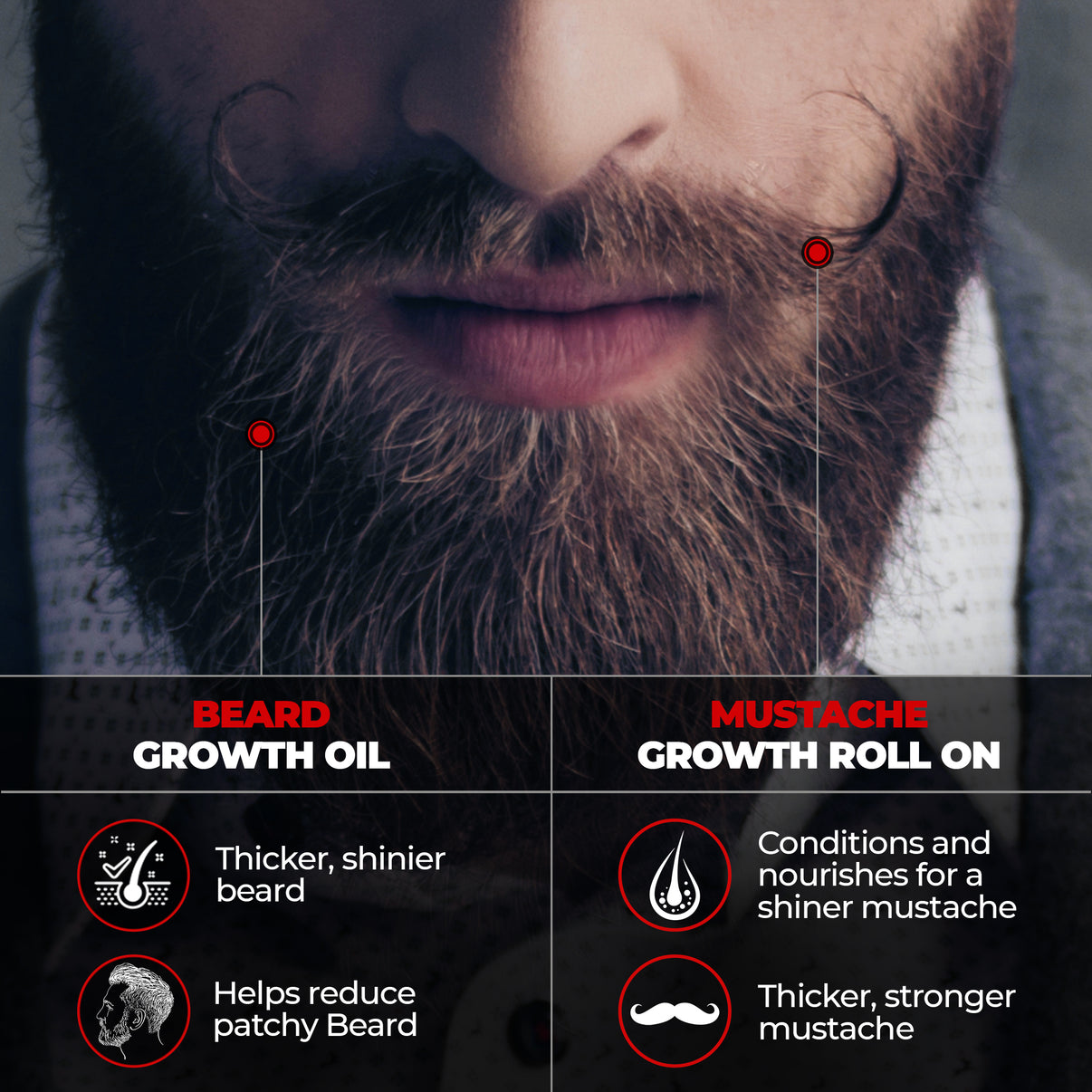 Buy Beardo Beard Growth Kit - Beard and Mustache Growth Oil – Beardo India