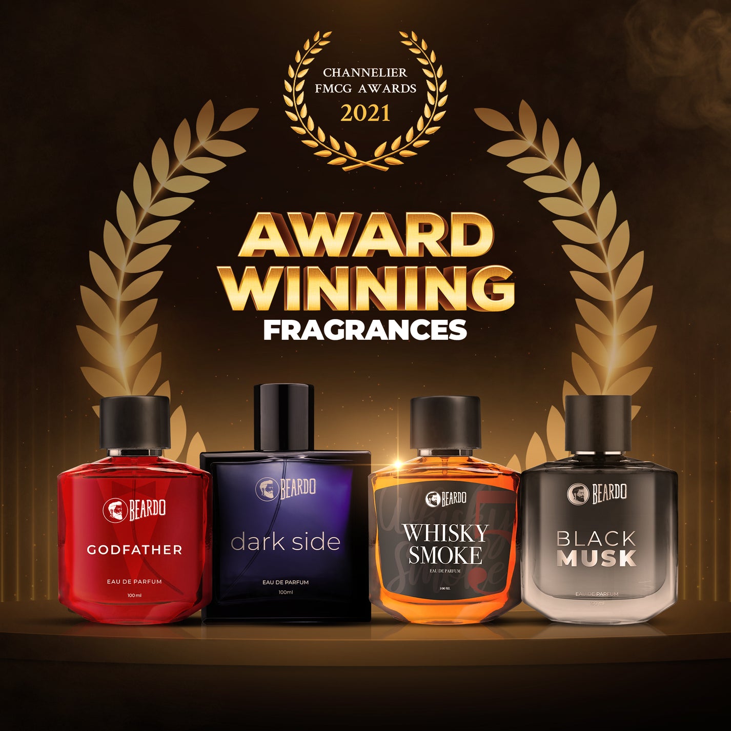 Beardo Whisky Smoke Perfume EDP (50ml) – Beardo India