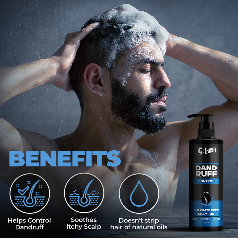 Beardo Dandruff Control Sulphate Free Shampoo – Beardo India
