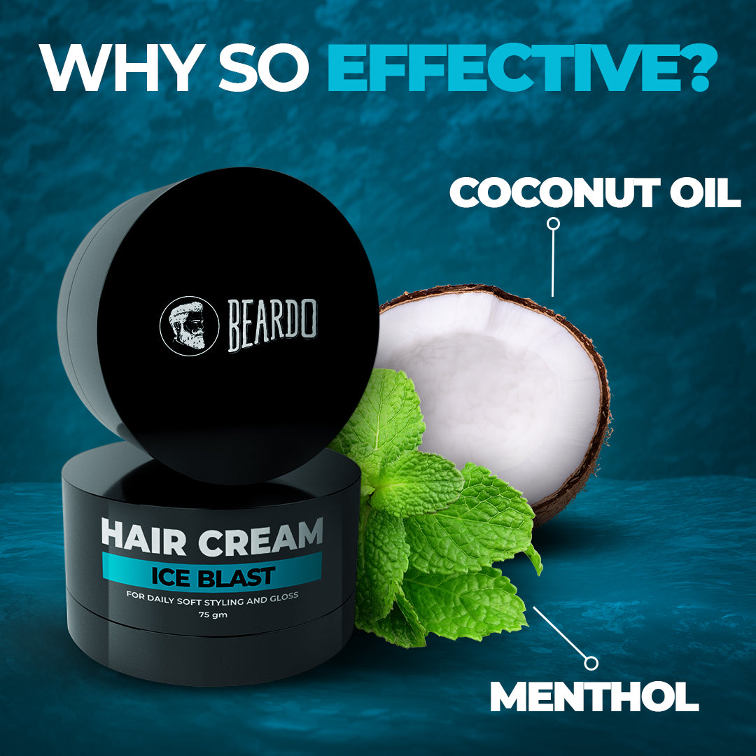 Cooling Hair Cream for Men | Styling & Nourishment | Beardo – Beardo India