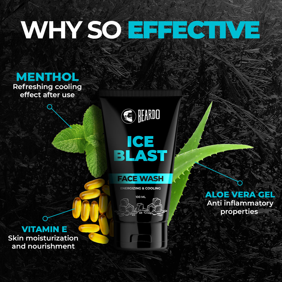 Beardo Refreshing Trio | Hair Cream with Face & Body Wash for Men ...