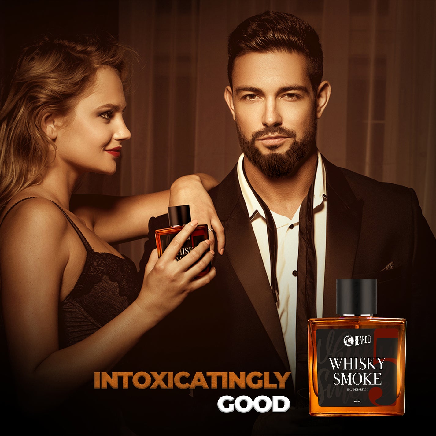 Beardo Whisky Smoke Perfume Combo | Signature Smoky Fragrance Set ...